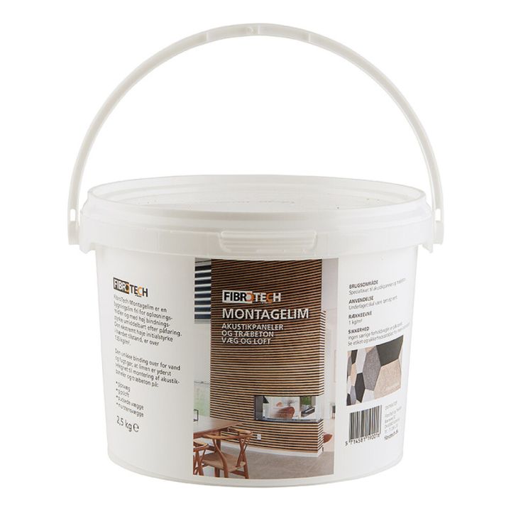 MONTAGELIM FIBROTECH FÖR AKUSTIKPANEL 2,5KG | BAUHAUS