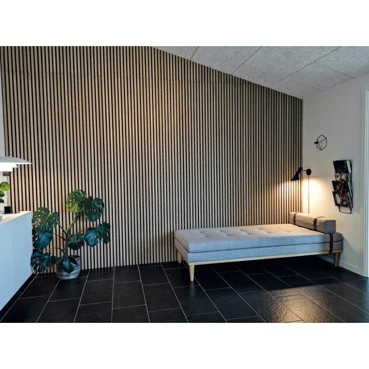 AKUSTIKPANEL FIBROTECH BASIC 22X605X2440MM LJUS EK | BAUHAUS
