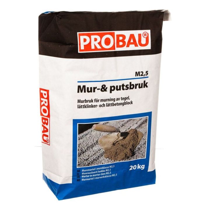 MUR & PUTSBRUK FINJA PROBAU 2,5 20KG/SÄCK | BAUHAUS