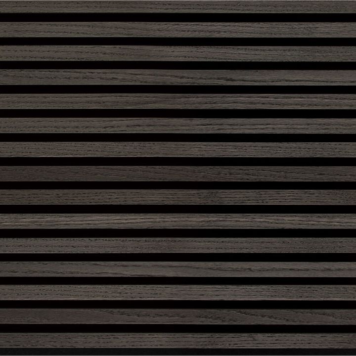 AKUSTIKPANEL VILLA SVART EK 2440X605X22MM | BAUHAUS