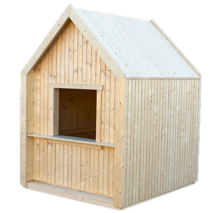 LEKSTUGA PLUS CLASSIC MED PAPP/ALU 1,68M² OBEHANDL | BAUHAUS