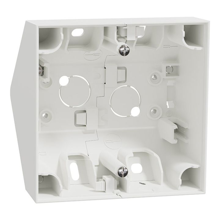 HÖRNBOX ELKO ONE MED ÄNDSTYCKE RENVIT | BAUHAUS