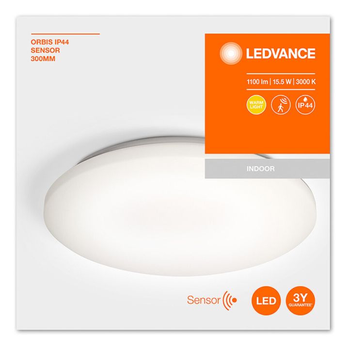 TAKLAMPA LEDVANCE ORBIS SENSOR 15,5W 30CM | BAUHAUS