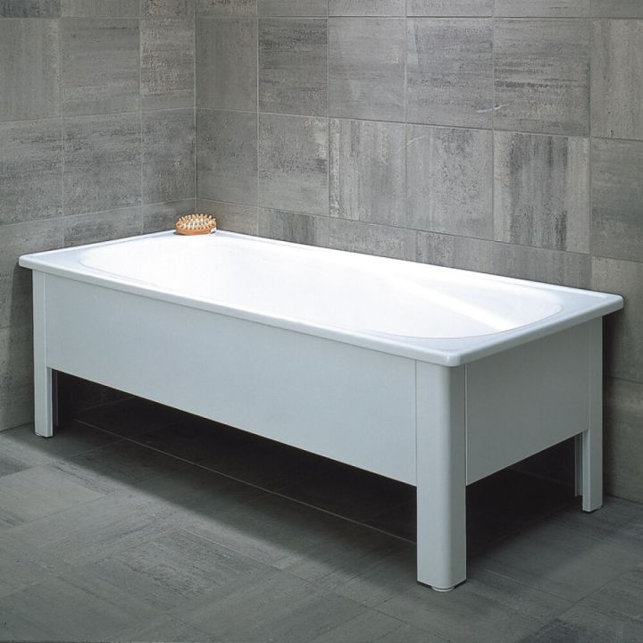 BADKAR MED HALVFRONT SVEDBERGS 150 CM VIT | BAUHAUS
