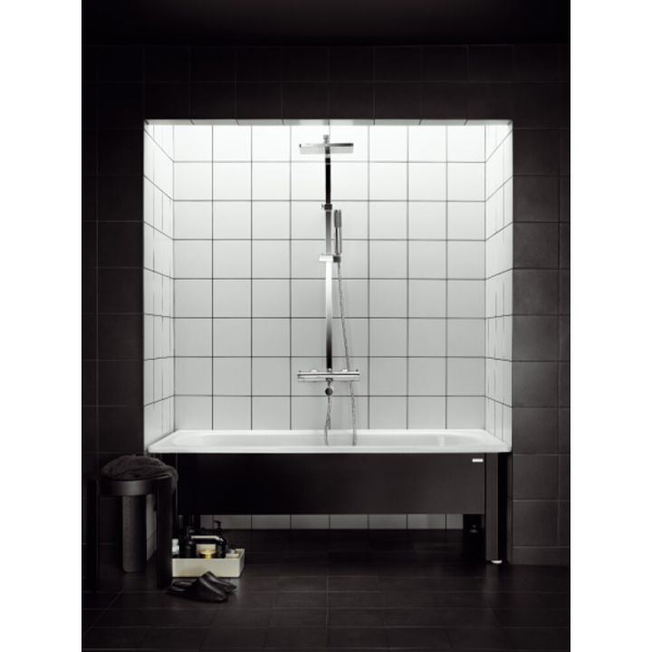 BADKAR MED HALVFRONT SVEDBERGS 160 CM SVART | BAUHAUS
