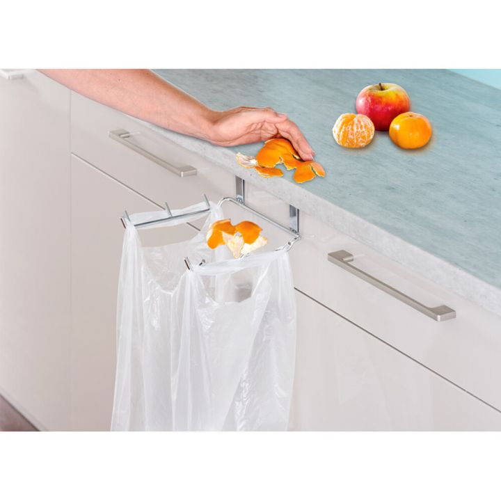 SOPSÄCKSHÅLLARE WENKO KROM 22X6X23CM | BAUHAUS