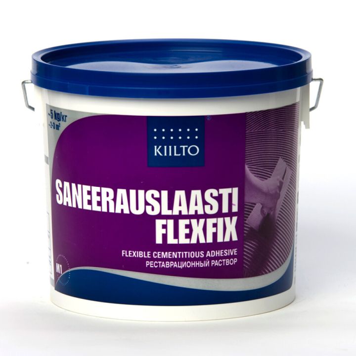 FÄSTMASSA KIILTO FLEXFIX 5 KG 1-2,5M² | BAUHAUS
