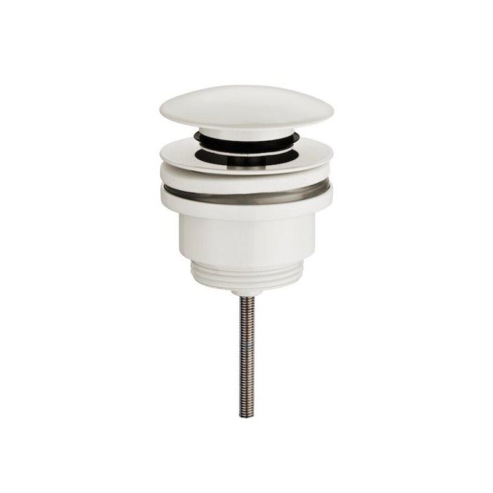 BOTTENVENTIL POP-UP RUNDAD MATT VIT | BAUHAUS