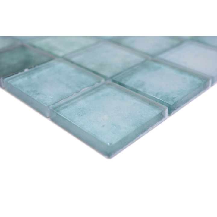 MOSAIK PLANET SQUARE MIX GREEN GLASS PRIS PER ARK | BAUHAUS