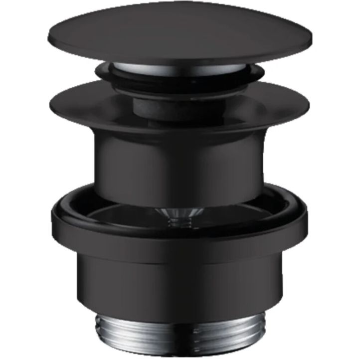 BOTTENVENTIL HANSGROHE PUSH-OPEN SVART Ø63MM | BAUHAUS