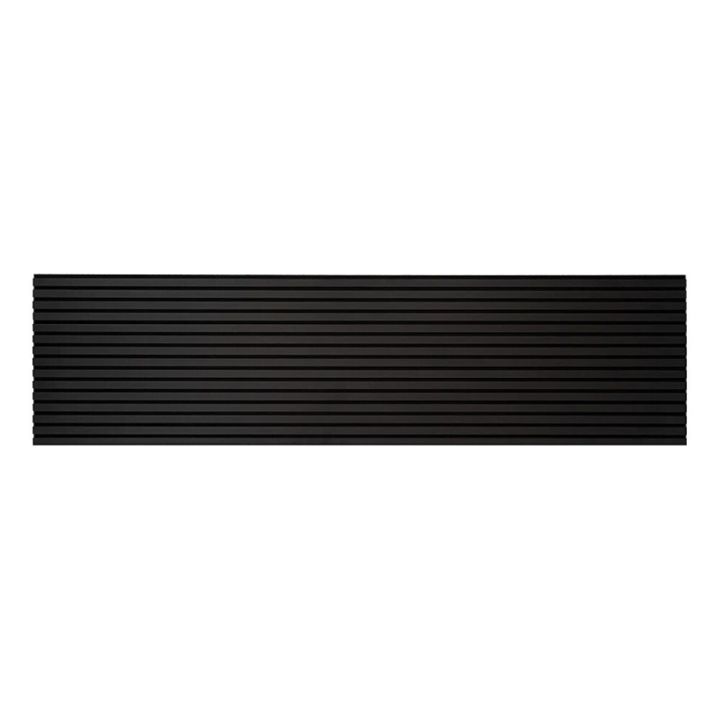 AKUSTIKPANEL BY VENØ RAW SVART 20X600X2400MM | BAUHAUS