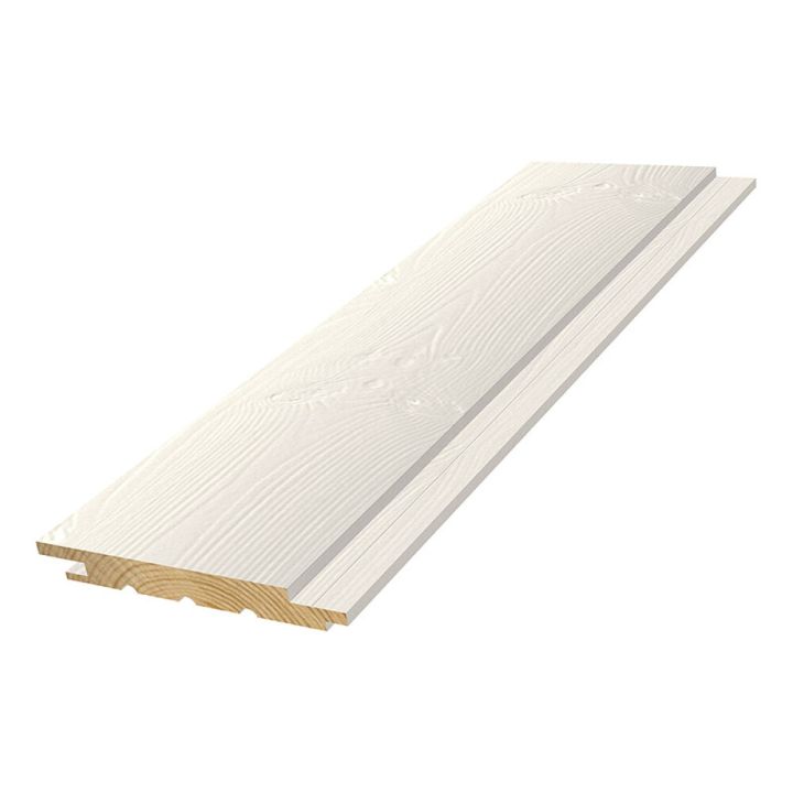 PANEL MOELVEN TREND SLÄT FURU FINESS VIT 13X120X27 | BAUHAUS