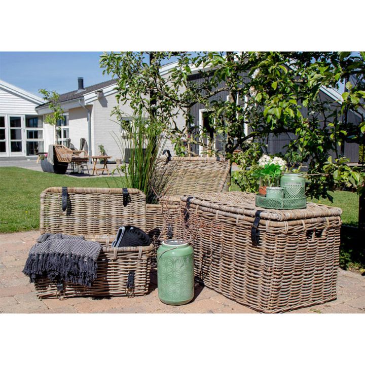 FÖRVARINGSLÅDA GRACE STORAGE TRUNK GRÅ 3-PACK | BAUHAUS