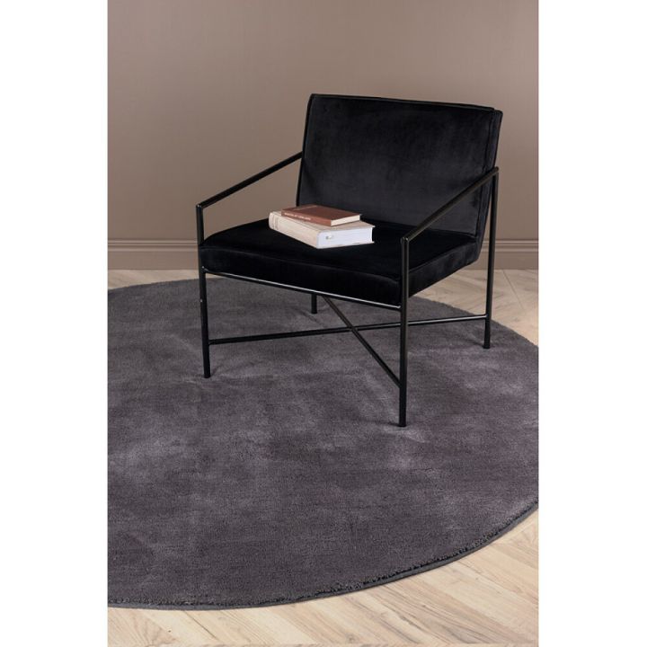 VISKOSMATTA VENTURE HOME UNDRA Ø200 CM DARK GREY | BAUHAUS