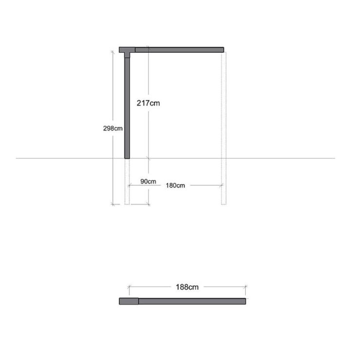 PERGOLA PLUS CUBIC ENKEL 1 MODUL SVART | BAUHAUS
