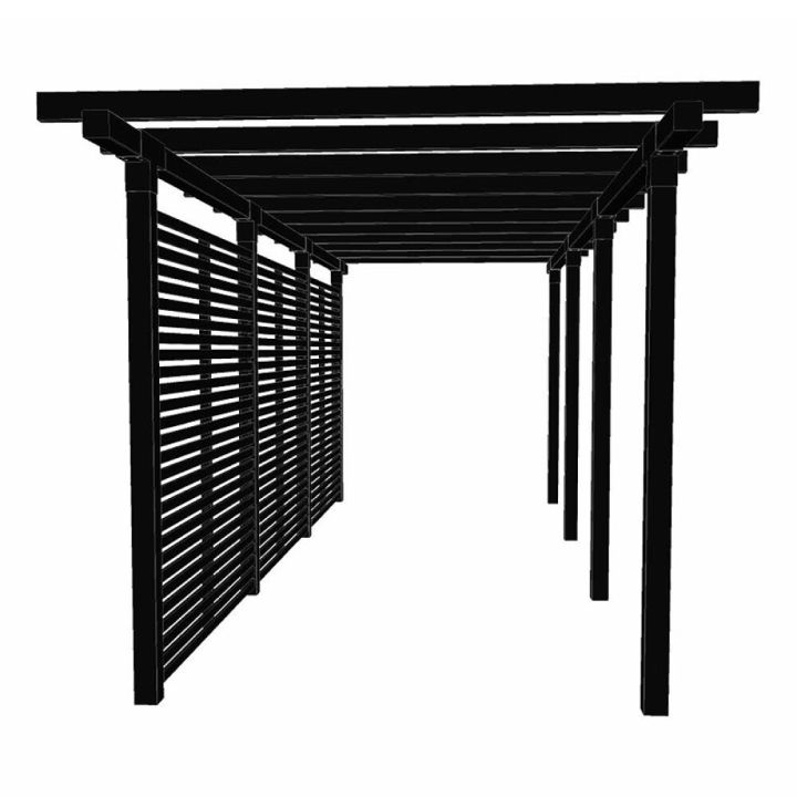 PERGOLA PLUS CUBIC DUBBEL 3 MODULER INKL. TOKYO ST | BAUHAUS