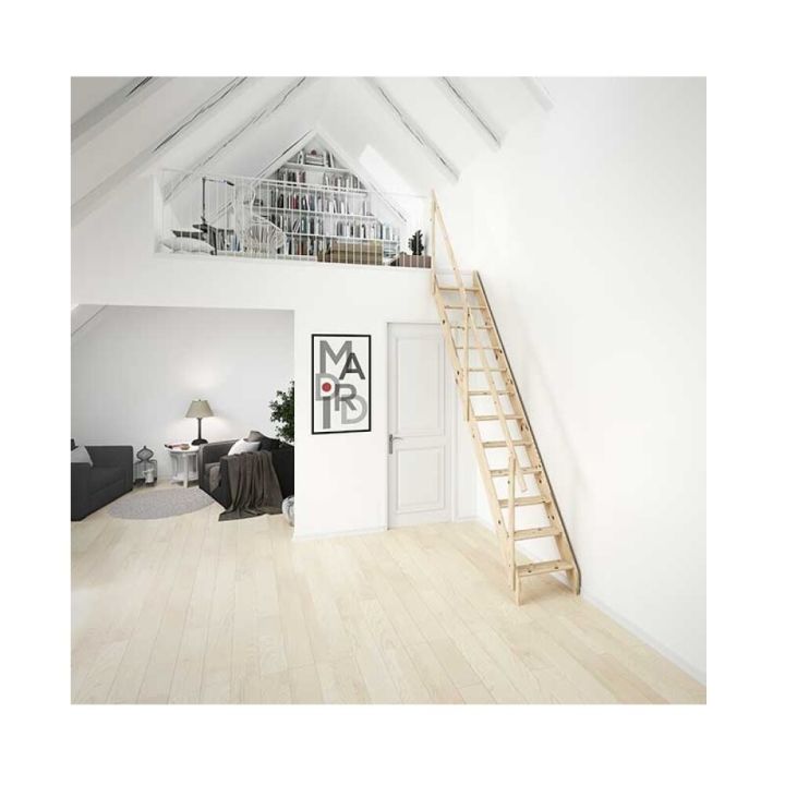 LOFTTRAPPA AMSTERDAM OBEHANDLAD GRAN | BAUHAUS