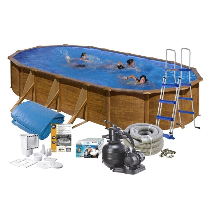 POOL SWIM & FUN OVAL SET CLASSIC 20893L 120X601X37 | BAUHAUS