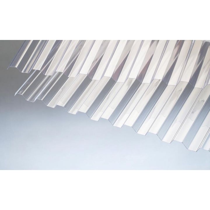 TRAPETSFORMAD SKIVA RIAS PVC GLAS KLAR 3640X1115MM | BAUHAUS