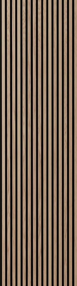 AKUSTIKPANEL FIBROTECH BASIC 22X605X2440MM LJUS EK | BAUHAUS