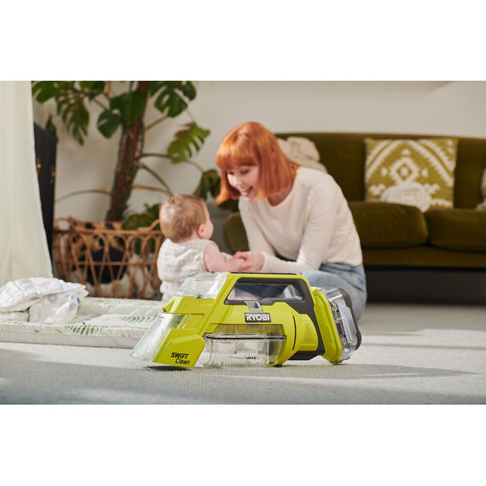 TEXTILTVÄTT RYOBI SWIFT CLEAN RDC18-0 ONE+ 18V UTA | BAUHAUS
