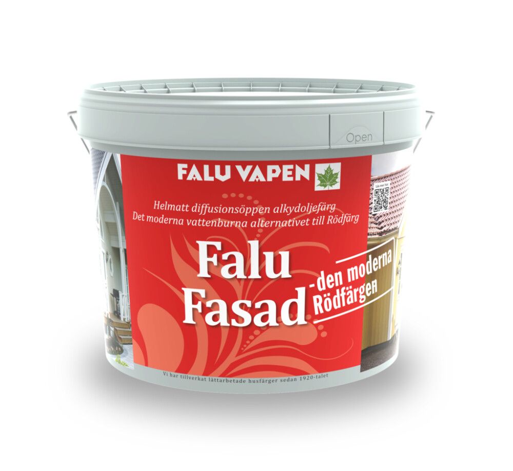 FASADFÄRG FALU VAPEN 4L SVART | BAUHAUS