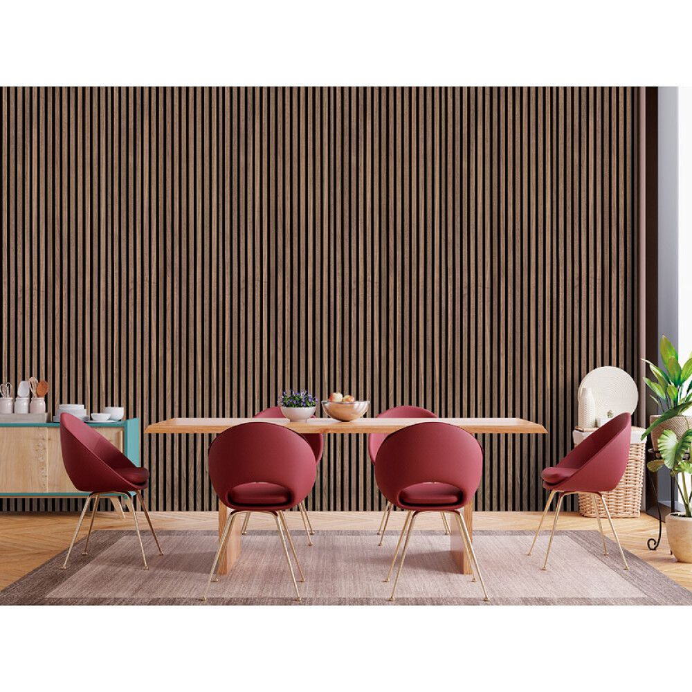 AKUSTIKPANEL VILLA VALNÖT 2440X605X22MM | BAUHAUS