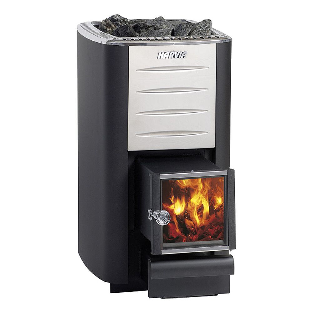 BASTUAGGREGAT HARVIA M3 VEDELDAT 16,5KW SVART | BAUHAUS