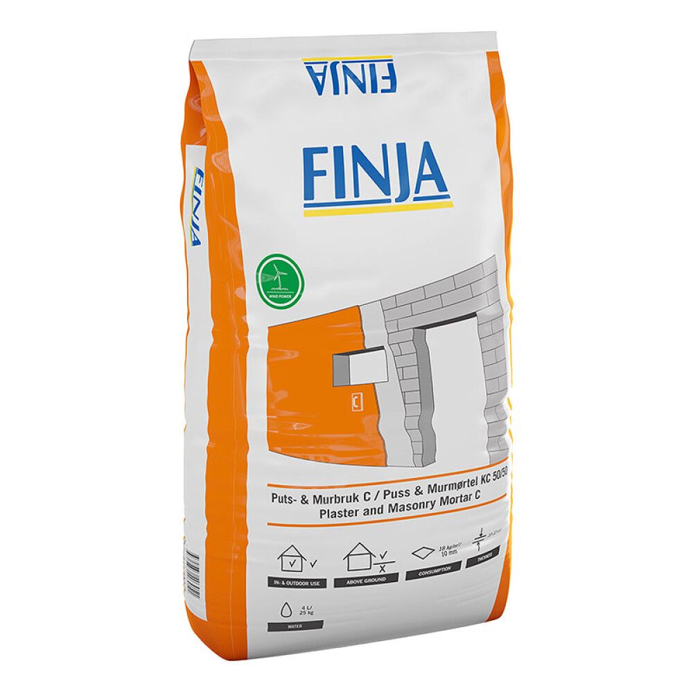 PUTS & MURBRUK FINJA C 25 KG | BAUHAUS