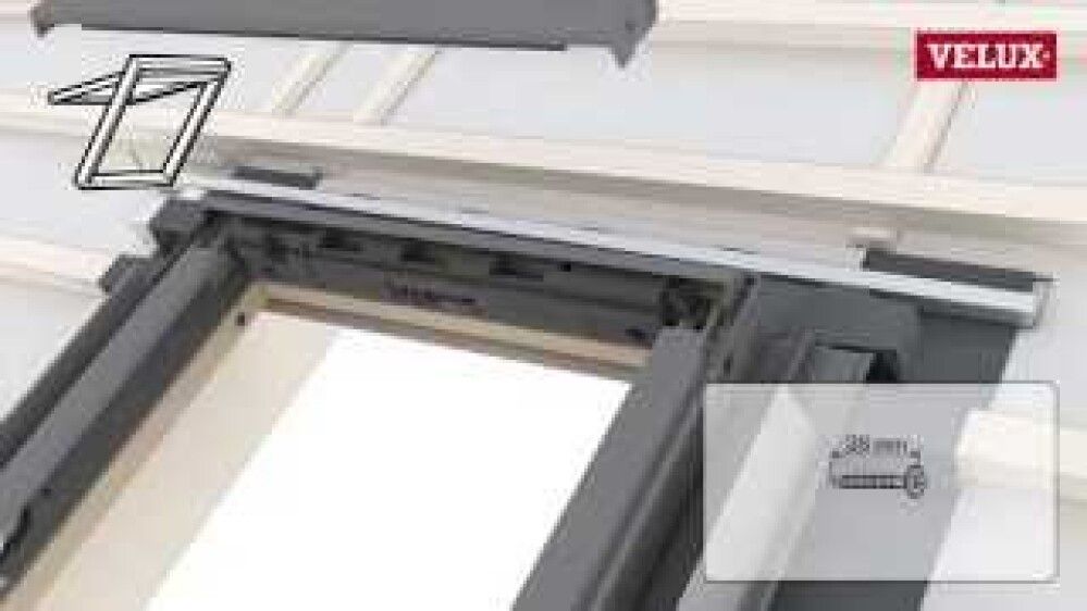 TAKFÖNSTER VELUX PAKET SOLO 2 VITMÅLAD FURU 94X160 | BAUHAUS