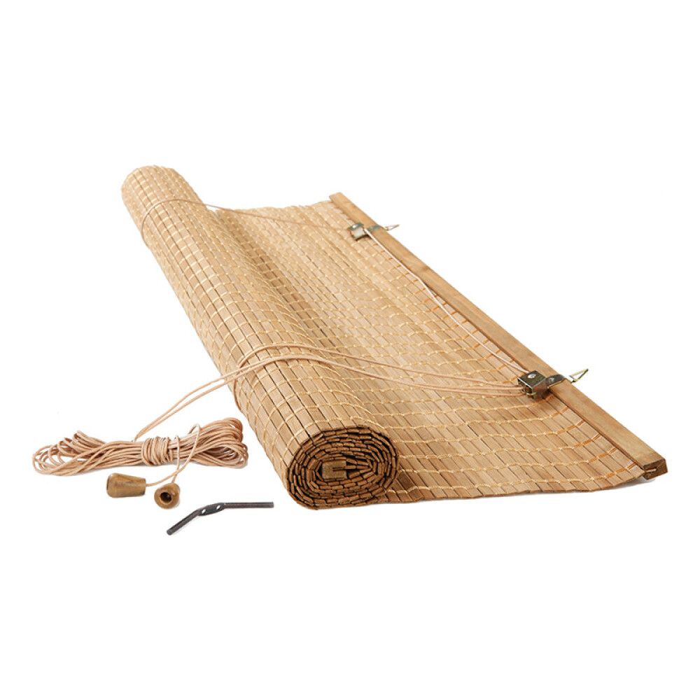 RULLGARDIN BAMBU EKFÄRGAD 160X160 CM | BAUHAUS