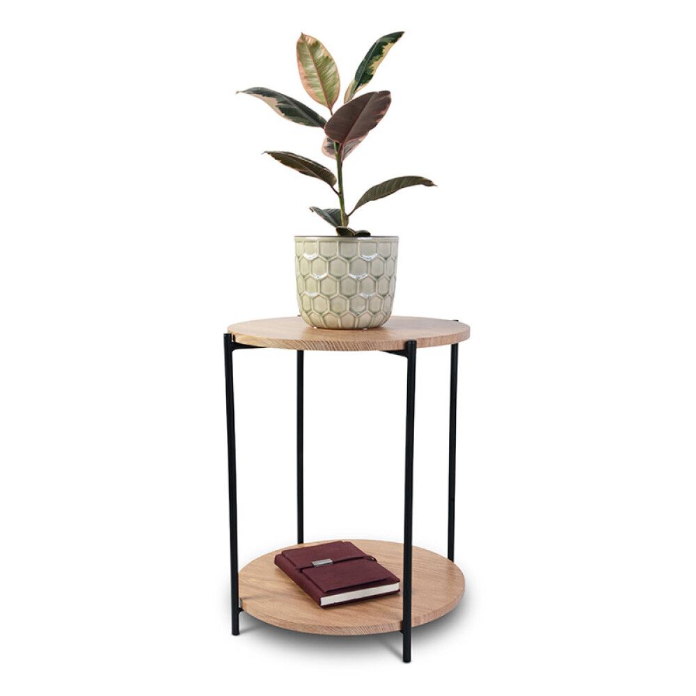 SIDOBORD Ø40CM EKFÄRGAD | BAUHAUS