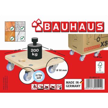 TRANSPORTPLATTA BJÖRK 290X290MM 200KG | BAUHAUS