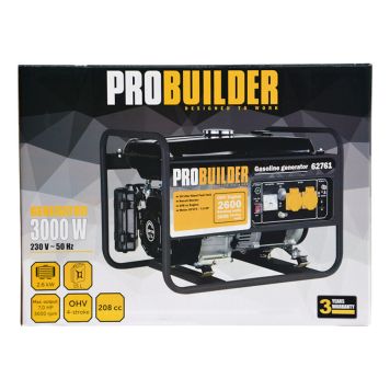 ELVERK PROBUILDER 3000W BENSIN | BAUHAUS
