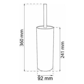 TOALETTBORSTE HABO MARBLE | BAUHAUS