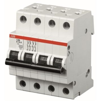 DVÄRGBRYTARE ABB S204M-D25 4-POLIG 25A D-KARAKTÄRI | BAUHAUS