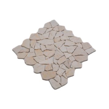MOSAIK HAINAN MARBLE GOLD/CREAM PRIS PER ARK | BAUHAUS