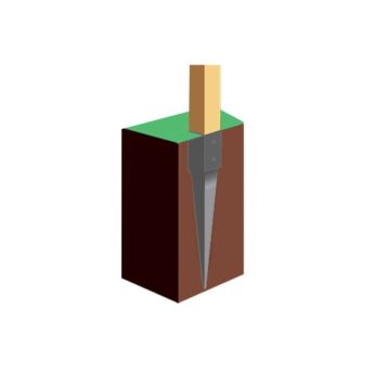 STOLPSPJUT NSH ECO 46X46X550MM | BAUHAUS